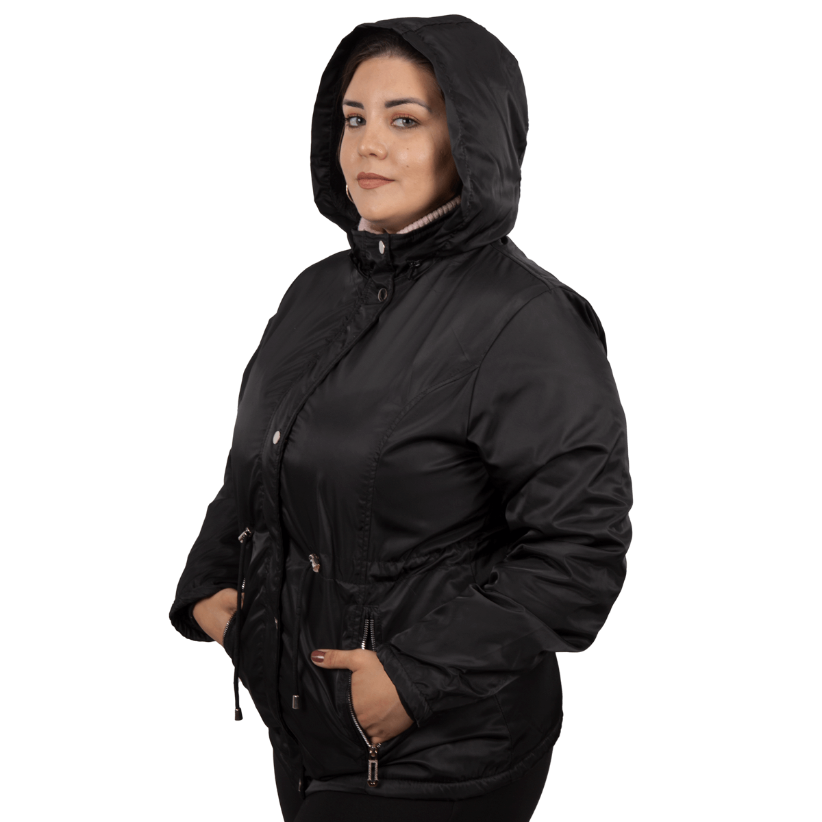 Mini Parka Forrada Inverno Feminina Bambina Plus - Tchê Inverno